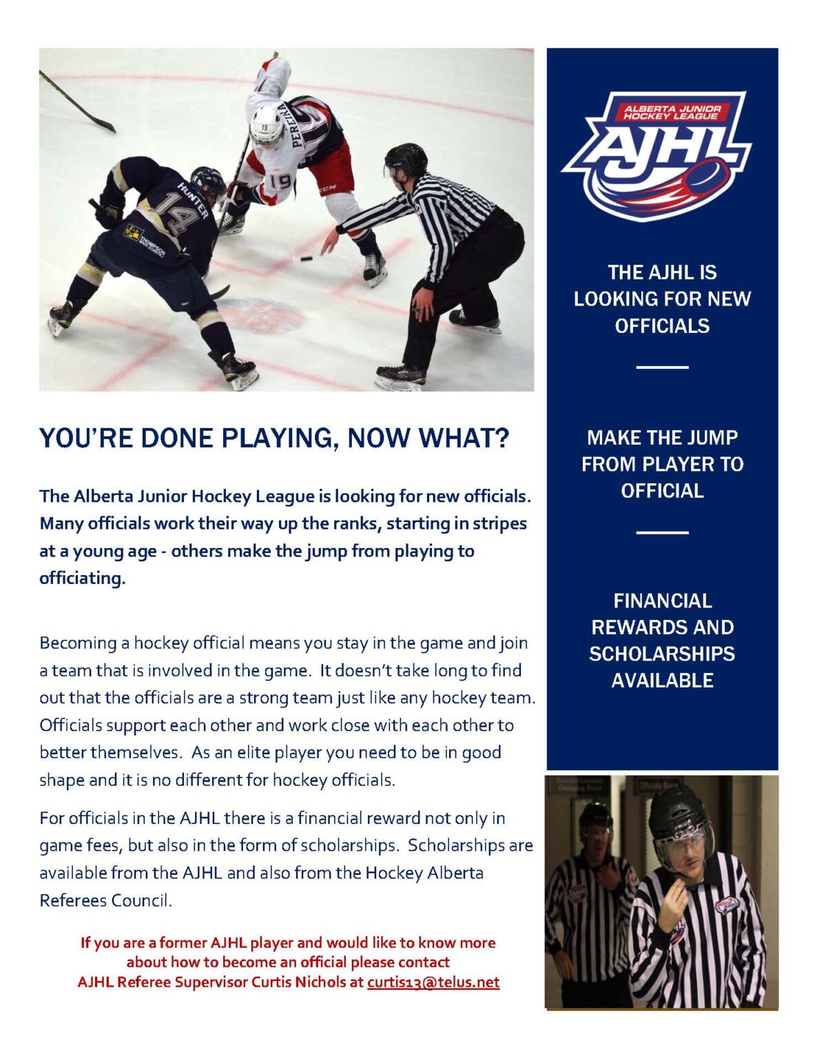 AJHL Future Officials | Alberta Junior Hockey League