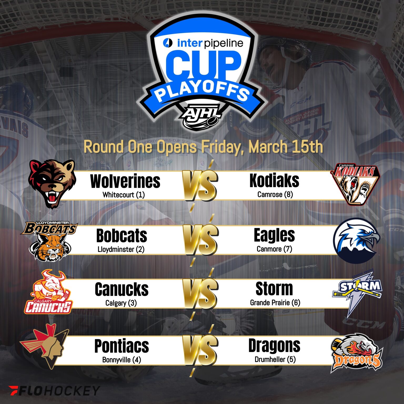 AJHL PLAYOFFS OPEN MARCH 15TH | Alberta Junior Hockey League