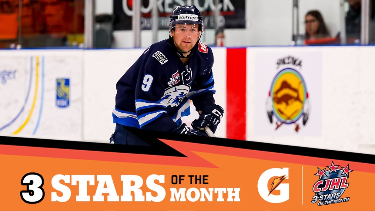 DEKOWNY NAMED CJHL 3RD STAR OF THE MONTH | Alberta Junior Hockey League